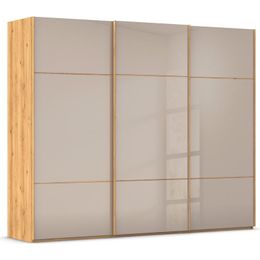 Rauch Schwebet&uuml;renschrank &raquo;Kleiderschrank Schrank Garderobe Schlafzimmerschrank SCALE-TRIO&laquo; edle dreigeteilte Front mit 2 Zierleisten Glasfront MADE 