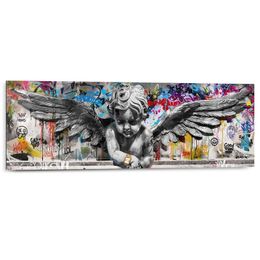 Reinders Deco-Panel &raquo;Graffiti-Engel&laquo; Hobbyraum - Mehrfarbig - MDF - Street Art - 90x30 cm bunt