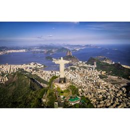 papermoon Fototapete &raquo;Rio de Janeiro&laquo; glatt bunt Vlies