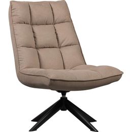 Woood Drehsessel &raquo;Jouke&laquo; in jede Richtung drehbar, H 90 cm x B 70 cm beige