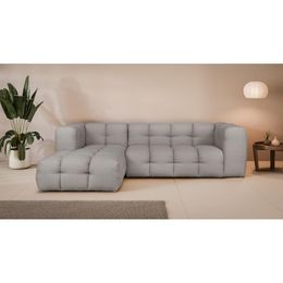 LeGer Home by Lena Gercke Ecksofa &raquo;TALISHA L-Form Designersofa, moderne Steppung, B/T/H: 276/178/75 cm&laquo; aufwendig gepolstert, hoher Sitzkomfort beige 