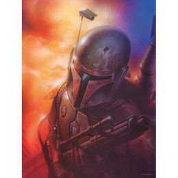 Komar Bild &raquo;Star Wars Classic Mandalorian&laquo; Star Wars 1 Stk. tlg. Wandbild zur Dekoration im Kinderzimmer - ohne Rahmen bunt Holz, Papier