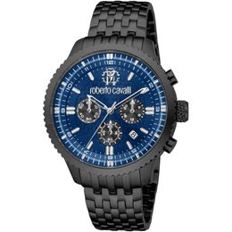 Roberto Cavalli Herren Roberto Cavalli Quarzuhr &raquo;Men&laquo; Armbanduhr, Herrenuhr, analog schwarz