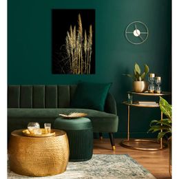 OTTO home Acrylglasbild &raquo;Pampas Gras - Acrylbilder mit Blattgold veredelt&laquo; Gr&auml;ser Modern Pflanzen Pflanzenbilder 1 Stk. tlg. Goldveredelung, 