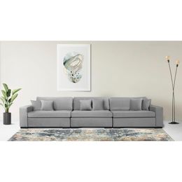 Home Affaire 3-Sitzer &raquo;Skara&laquo; Lounge-Sofa mit Federkernpolsterung, in vielen Bezugsvarianten grau 100% Polyester