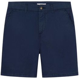 Pepe Jeans Kinder Shorts mit Ton-in-Ton Logoschriftzug blau 12, N-Gr