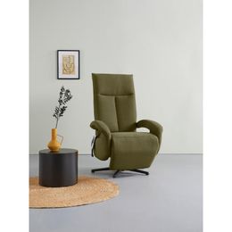 Sit & More sit&more TV-Sessel &raquo;Tycoon&laquo; wahlweise manuell, mit zwei Motoren oder mit Akku oder mit 2 Motoren gr&uuml;n 98% Polyester 2% Polyamid