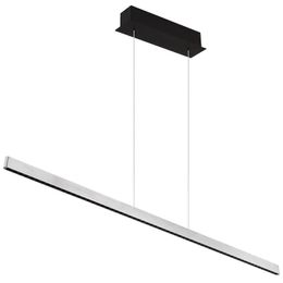 Globo LIGHTING LED-H&auml;ngeleuchte &raquo;DENTSY&laquo; LED-Modul 1 Stk. Neutralwei&szlig; H&ouml;henverstellbar, Stufenloser Touchdimmer, Touch Ein/Aus, Esszimmer silber