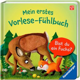 Ravensburger Kinderbuch &raquo;Pappbilderbuch, Mein erstes Vorlese-F&uuml;hlbuch Bist du ein Fuchs?&laquo; bunt Auf jeder Seite gibt es spannende Elemente zum F&uuml;hlen und Greifen