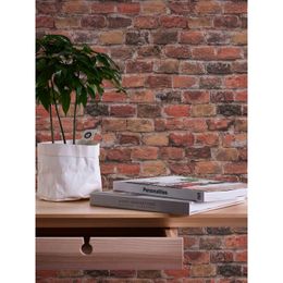 A.S. Cr&eacute;ation Vliestapete &raquo;Bricks & Stones Steinoptik&laquo; gemustert matt neutral leicht strukturiert Tapete Stein Tapeten Wohnzimmer Schlafzimmer K&uuml;che modern Design 