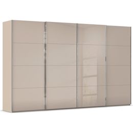 Rauch Schwebet&uuml;renschrank &raquo;Kleiderschrank Schrank Garderobe Schlafzimmerschrank SCALE-FYRA&laquo; edle viergeteilte T&uuml;ren mit Glas-Front viele Farben MADE 
