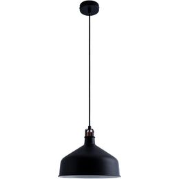 Paco Home Pendelleuchte &raquo;JAMES&laquo; E27 K&uuml;chenlampe H&auml;ngend H&auml;ngelampe Esszimmer Esstischlampe Industrial schwarz