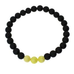 OSTSEE-SCHMUCK Damen OSTSEE-SCHMUCK Armband &raquo; Armband Kugel 8 mm Armband Kugel 8 mm&laquo; schwarz