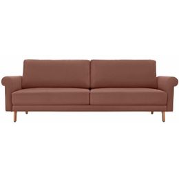 Creation BY ROLF BENZ 2-Sitzer &raquo;CR.450, Designsofa, Loungesofa&laquo; modern Landhaus, F&uuml;&szlig;e in Nussbaum, Breite 168 cm braun NaturLEDER OSKAR (echtes 