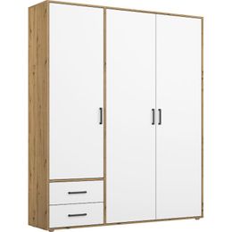 Rauch Dreht&uuml;renschrank &raquo;Kleiderschrank Schrank Garderobe W&auml;scheschrank VOYAGER&laquo; in 3 verschiedenen Ausstattungen BASIC/CLASSIC/PREMIUM, mit 2 modernen