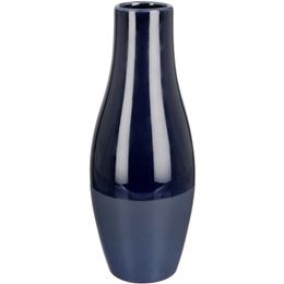 Gilde Tischvase &raquo;Vase Sky, bauchig, aus Keramik, H&ouml;he ca. 41 cm&laquo; wasserdicht blau Keramik