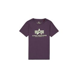 Alpha Industries Jungen T-Shirt &raquo;Basic T-Shirt BL K&laquo; lila 12