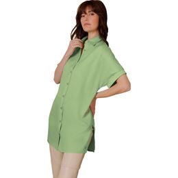 CREATION L PREMIUM Damen Longbluse mit Druck-Dessin reseda Gr&ouml;&szlig;e 50