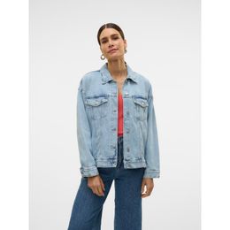 V&eacute;ro Moda Vero Moda Damen Jeansjacke &raquo;VMTESSA LS OVERSIZE DENIM JACKET GA NOOS&laquo; blau XL
