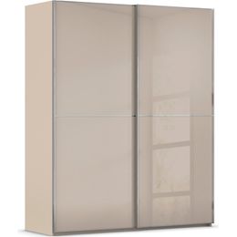 Rauch Schwebet&uuml;renschrank &raquo;Kleiderschrank Schrank Garderobe Schlafzimmerschrank SCALE-DUO&laquo; edle zweigeteilte T&uuml;ren Glas-Front mit 3 Zierleisten MADE 