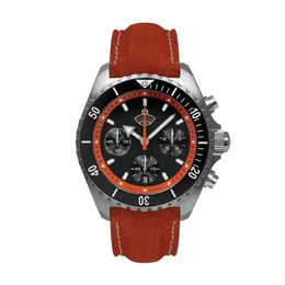 Ruhla Herren ruhla Chronograph &raquo;Glasbach Cup&laquo; Quarzuhr, Herrenuhr, Datum, Stoppfunktion, Saphirglas, Made in Germany rot