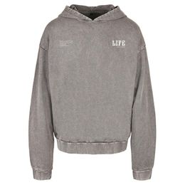 Merchcode Herren Kapuzenpullover &raquo; Life Acid Washed Oversized Hoodie&laquo; 1 Stk. XL
