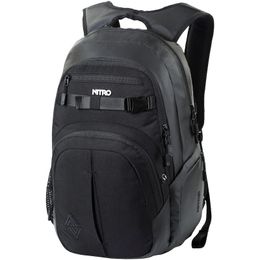 Nitro Damen Nitro Schulrucksack &raquo;Chase&laquo; Alltagsrucksack, Rucksack f&uuml;r Freizeit, Schule, Arbeit und Reise schwarz B/H/T: 37cm x 51cm x 23cm