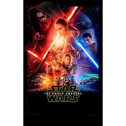 Komar Vliestapete &raquo;Digitaldruck Vlies - Star Wars EP7 Official Movie Poster&laquo; bedruckt glatt Kinderzimmer bunt Vlies