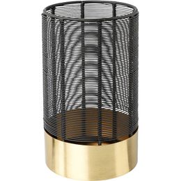 OTTO home Windlicht &raquo;Kerzenhalter Alienor&laquo; aus Metall, mit Draht-Struktur gold Metall