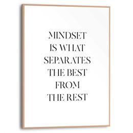 Reinders Poster &raquo;Mindset&laquo; schwarz MDF