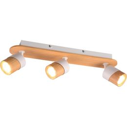 Trio Leuchten Deckenstrahler &raquo;ARUNI, Spot 3-flammig Wandspot Deckenspot exkl 3x GU10 max 10W&laquo; GU10 1 Stk. warmwei&szlig; - kaltwei&szlig; Deckenstrahler mit 