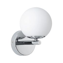 Paulmann LED Wandleuchte &raquo;Selection Bathroom Gove IP44 5W 3000K Satin, Glas/Metall&laquo; 1 Stk. Warmwei&szlig; wei&szlig;