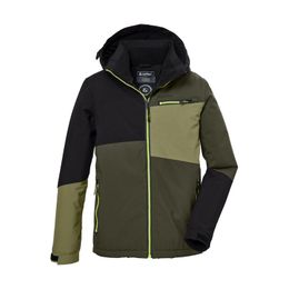 Killtec Jungen Outdoorjacke &raquo;KOW 161 BYS JCKT&laquo; Kinderjacke: wasser- und winddicht, warm, reflektierend, PFAS-frei gr&uuml;n 128