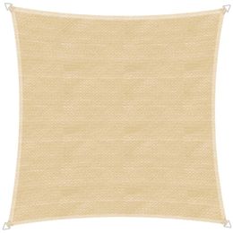 Windhager Sonnensegel &raquo;Capri Quadrat&laquo; 5x5m, champagner beige Polyethylen