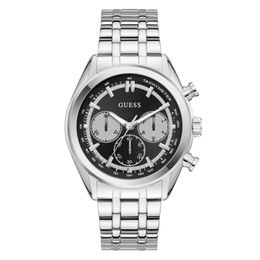 Guess Herren Multifunktionsuhr &raquo;DAWSON&laquo; Quarzuhr, Armbanduhr, Herrenuhr, Edelstahlarmband silber