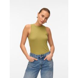 V&eacute;ro Moda Vero Moda Damen Tanktop &raquo;VMLAVENDER SL TOP VMA JRS NOOS&laquo; mit Rundhalsausschnitt gr&uuml;n XL