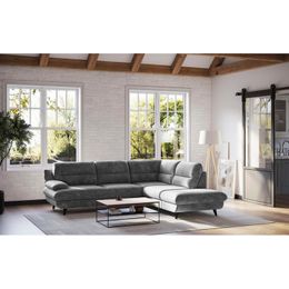COTTA Ecksofa &raquo;Pike L-Form, B: 266 cm&laquo; optional Bettfunktion & Bettkasten 92% POLYESTER (PES) / 8% POLYAMID (PA)