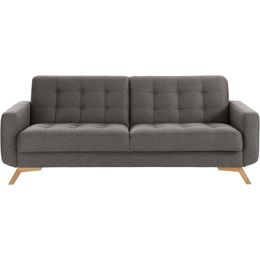 exxpo - sofa fashion 3-Sitzer &raquo;Fiord, aktuelles Design, tolle Detailverarbeitung im Sitz und R&uuml;cken&laquo; bequem, wahlweise Kippcouch mit Bettfunktion und 