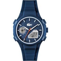 Lacoste Herren Chronograph &raquo;LC33&laquo; Armbanduhr, Quarzuhr, Herren, analog, digital, Stoppfunktion blau