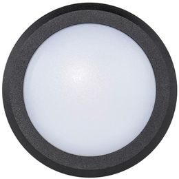 LED Au&szlig;en-Wandleuchte &raquo;NAVA&laquo; LED-Modul 1 Stk. Warmwei&szlig; schwarz