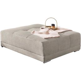 Jockenh&ouml;fer Hocker &raquo;Moldau XXL, B: 120 cm&laquo; Mega-Hocker im XXL-Format grau Feincord: 100% Polyester
