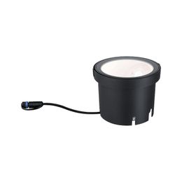 Paulmann LED Gartenstrahler &raquo;Plug & Shine Wandfluter Ocos Einzelleuchte IP67 3000K 6,1W Anthrazit&laquo; 1 Stk. Warmwei&szlig; grau