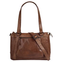 SPIKES & SPARROW Spikes & Sparrow Damen Henkeltasche echt Leder braun