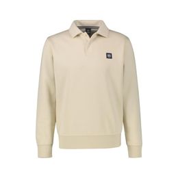 Lerros Herren Lerros Langarm-Poloshirt &raquo;Lerros Langarm-Poloshirt in &Uuml;bergr&ouml;ssen&laquo; wei&szlig; 6XL