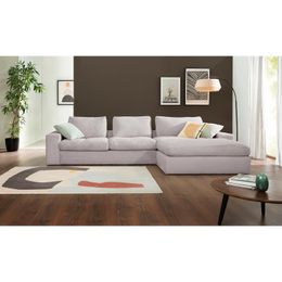 Alina Ecksofa &raquo;Sandy&laquo; mit Recamiere, in modernem Cordstoff braun Cord GCT (92% Polyester, 8% Nylon)