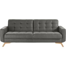 exxpo - sofa fashion 3-Sitzer &raquo;Fiord, aktuelles Design, tolle Detailverarbeitung im Sitz und R&uuml;cken&laquo; bequem, wahlweise Kippcouch mit Bettfunktion und 