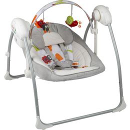 BABYGO Babywippe &raquo;Dandly, grey&laquo; bis 9 kg elektrisch, mit Sound grau Babywippe