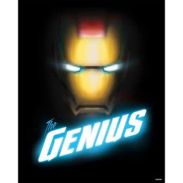 Komar Bild &raquo;Avengers The Genius&laquo; Disney 1 Stk. tlg. Wandbild zur Dekoration im Kinderzimmer - ohne Rahmen bunt Holz, Papier