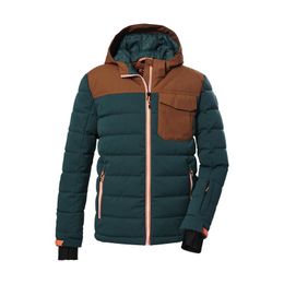 Killtec Jungen Skijacke &raquo;KSW 123 BYS SKI QLTD JCKT&laquo; Wasserabweisende, winddichte Winterjacke mit Colourblock-Design blau 128