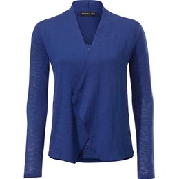 Heine Damen Twin-Set aus reiner Baumwolle royalblau Gr&ouml;&szlig;e 40